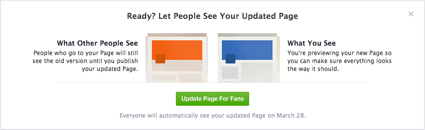 NEW! Facebook Page Layouts!